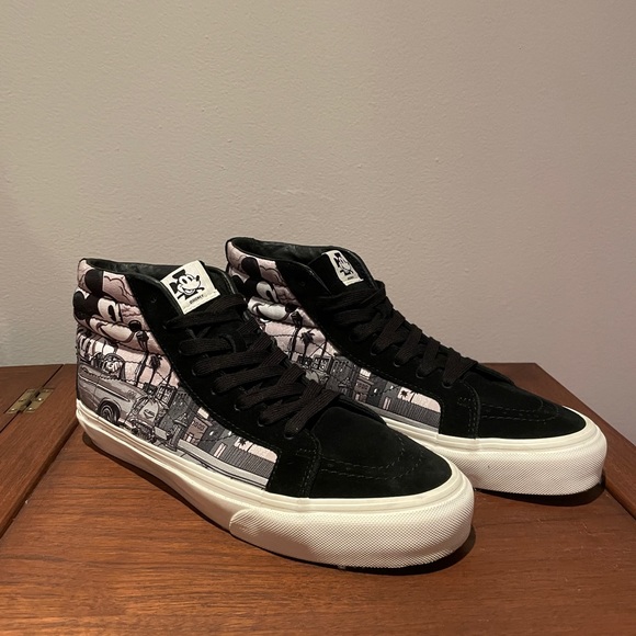 Vans | Shoes | Vans Limited Edition Disney Cartoon Sneakers 95 Women ...